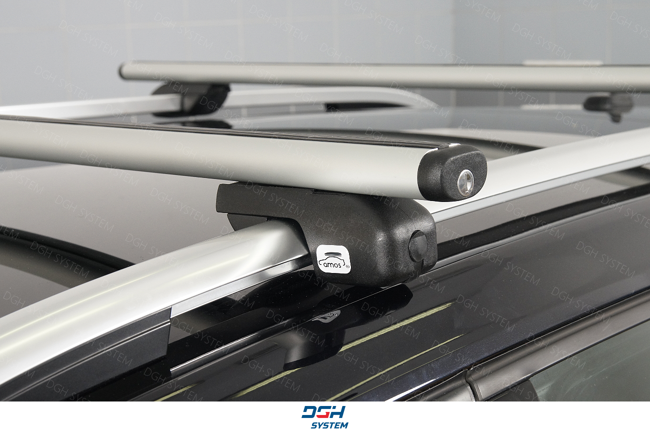 For VW Caddy Maxi IV VAN 16- AMOS Aluminium Roof Rack Cross Bars open ...